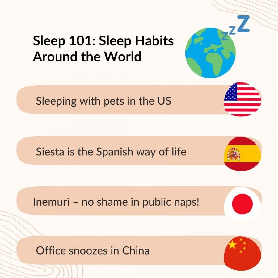 Sleep 101: Sleep Habits Around The World – Bedroom Affairs®
